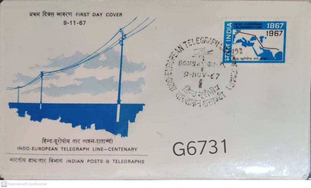 First Telegraph Line In India
