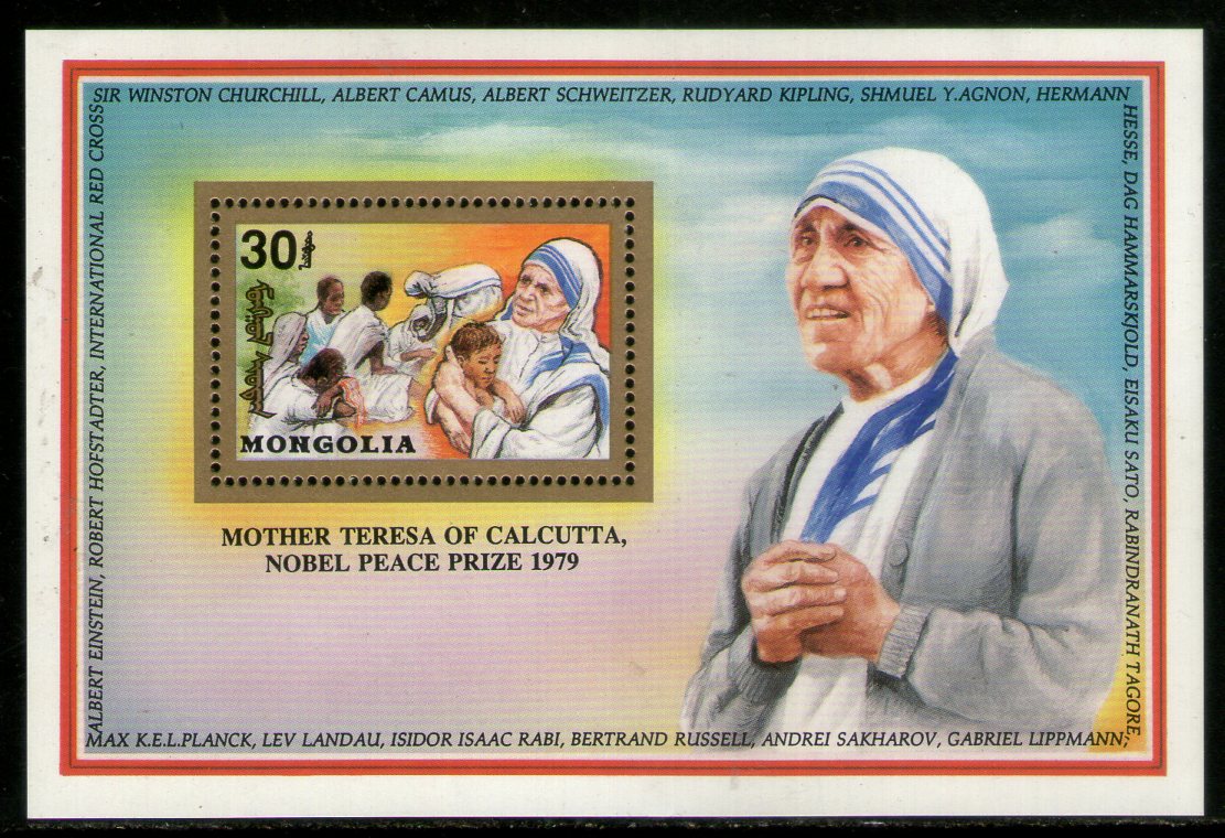 Mother Teresa Nobel Prize Winner